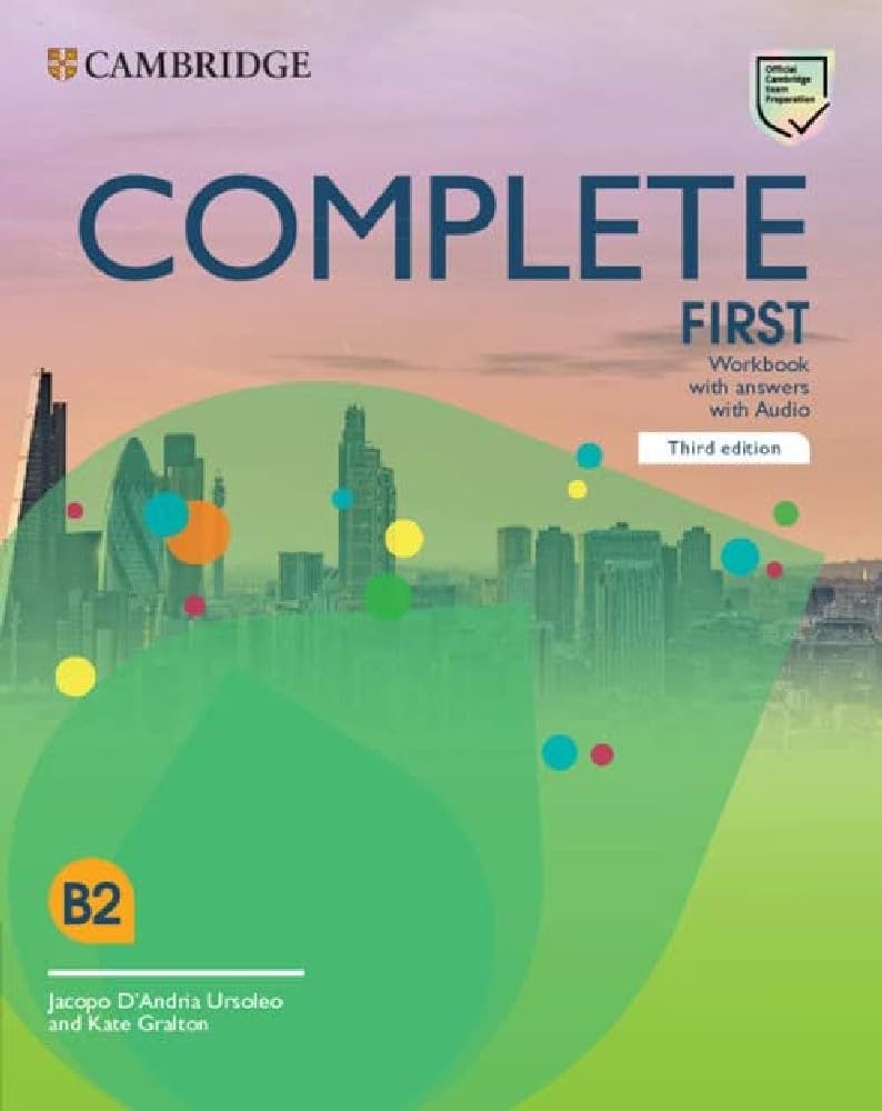 COMPLETE FIRST THIRD EDITION Workbook + Answers + Audio купить в ...