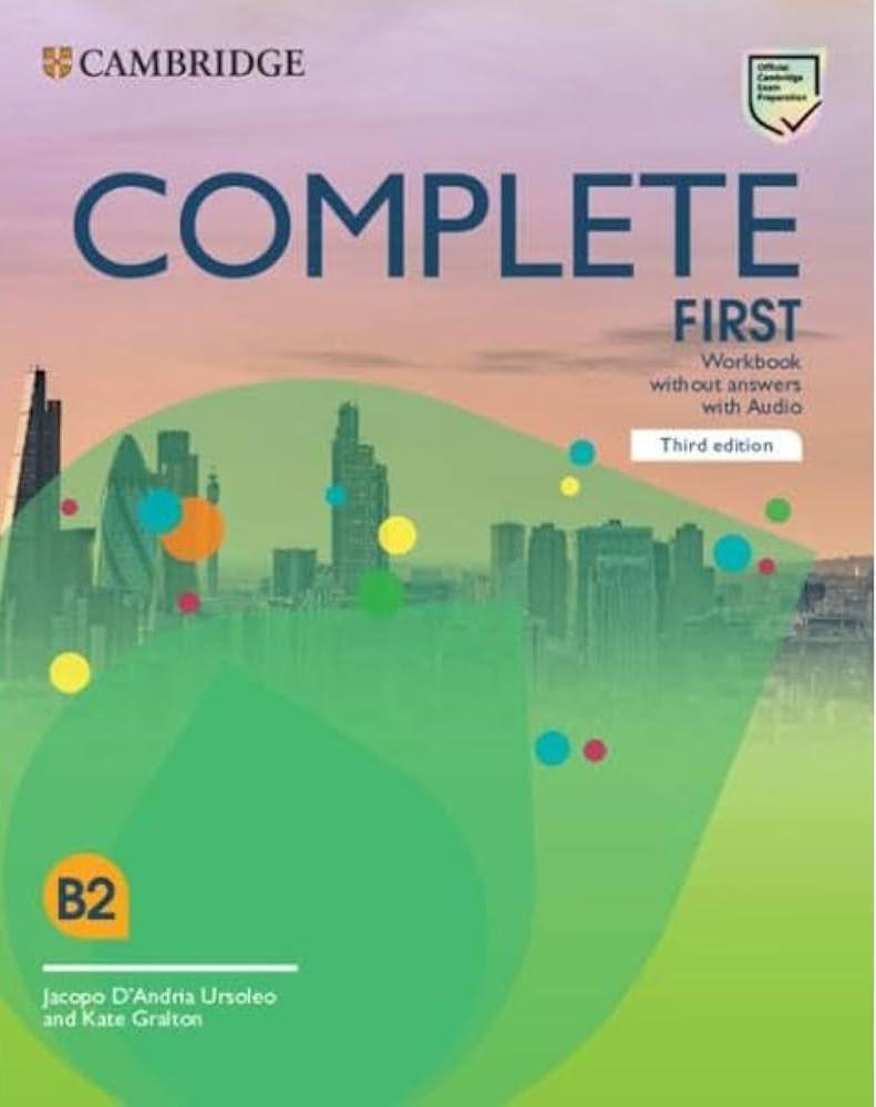 COMPLETE FIRST THIRD EDITION Workbook without Answers + Audio купить в ...